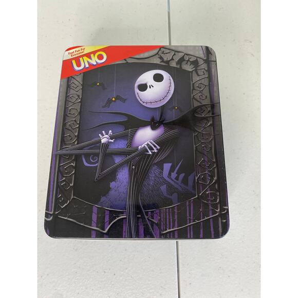 Uno | Games | The Nightmare Before Christmas Uno Game In Collectors Tin ...